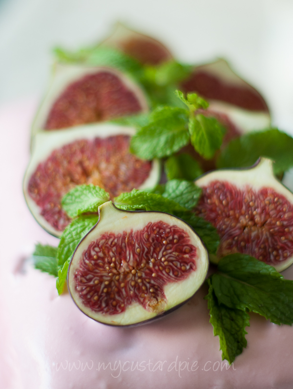 Sticky ginger cake with Turkish Delight icing | My Custard Pie