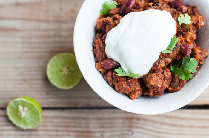 Leftover Texas brisket chilli | My Custard Pie