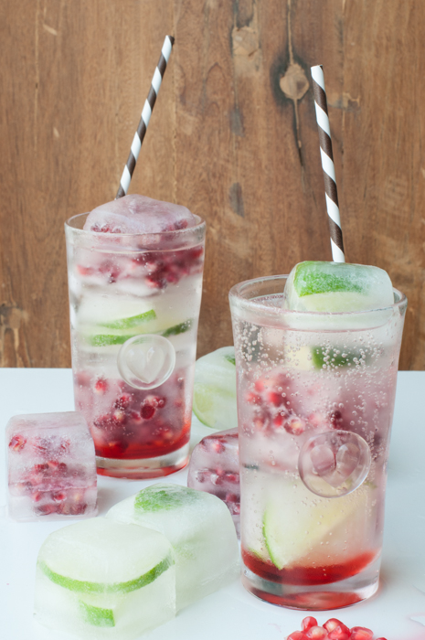 Unexpectedly cool. Pomegranate Cointreau fizz | My Custard Pie