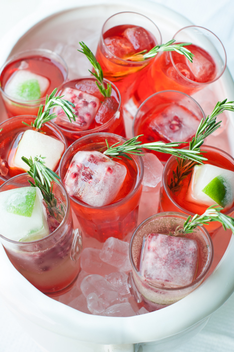 Unexpectedly cool. Pomegranate Cointreau fizz | My Custard Pie