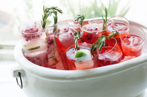 Unexpectedly cool. Pomegranate Cointreau fizz | My Custard Pie